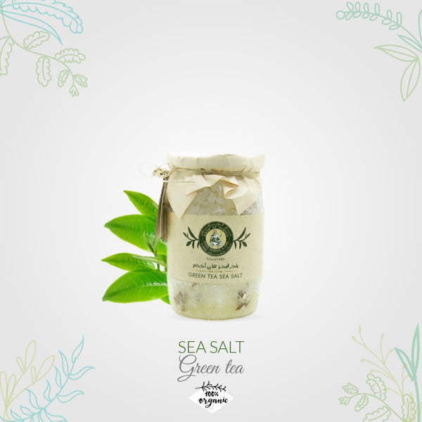 GREEN TEA SALT – Khan Al Saboun